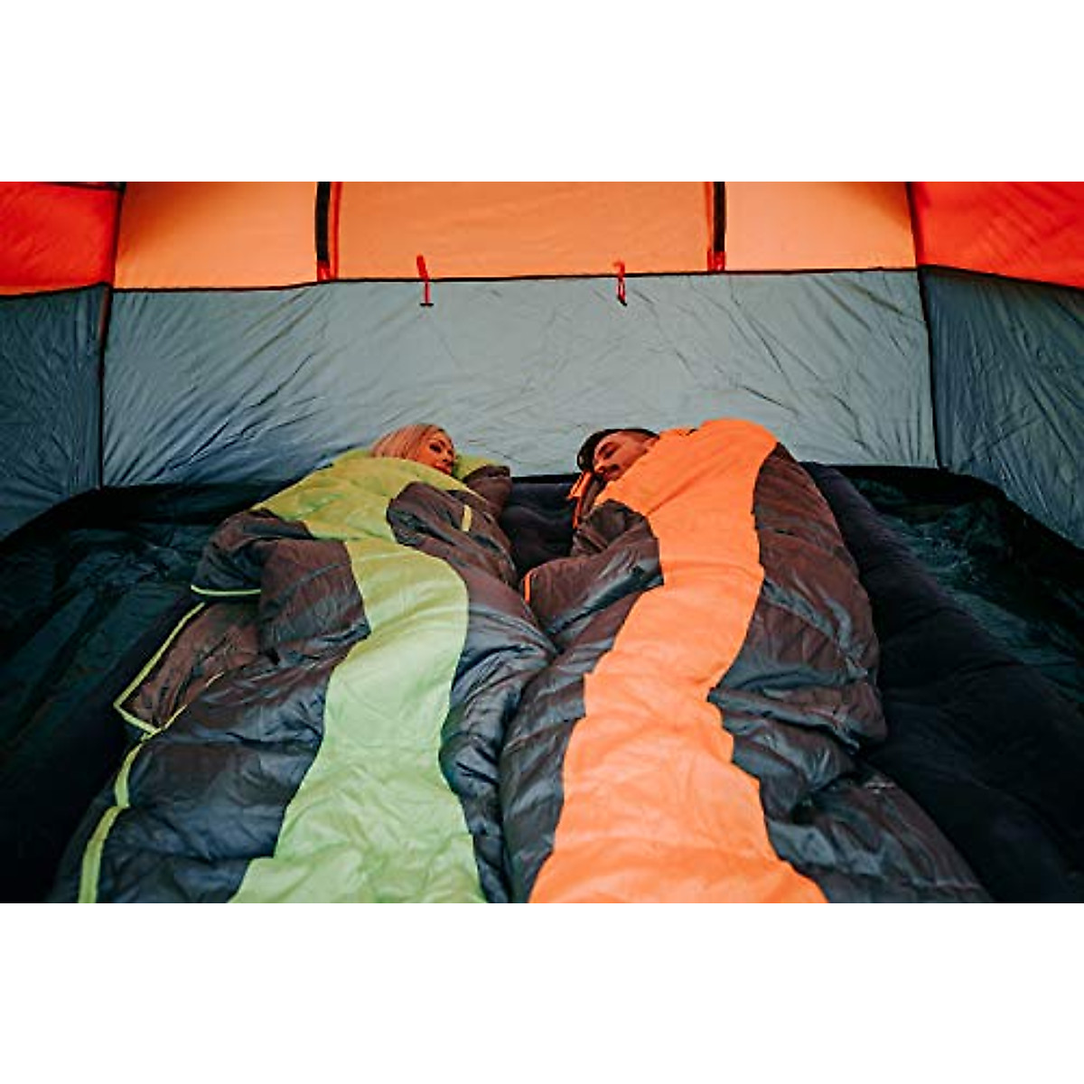 Stansport Glacier Mummy Sleeping Bag 3.1 LB, orange, 86" l x 34" w