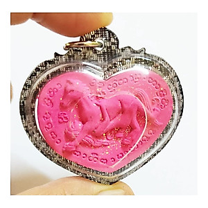 MiracleTH6395 Thai Magic Amule Pendant Ma Sep Nang Charm Inn Koo Takrud Buddha Talisman Power Couple Lover Partner Love Money Business Fortune Luck Blessed by Kruba Tao