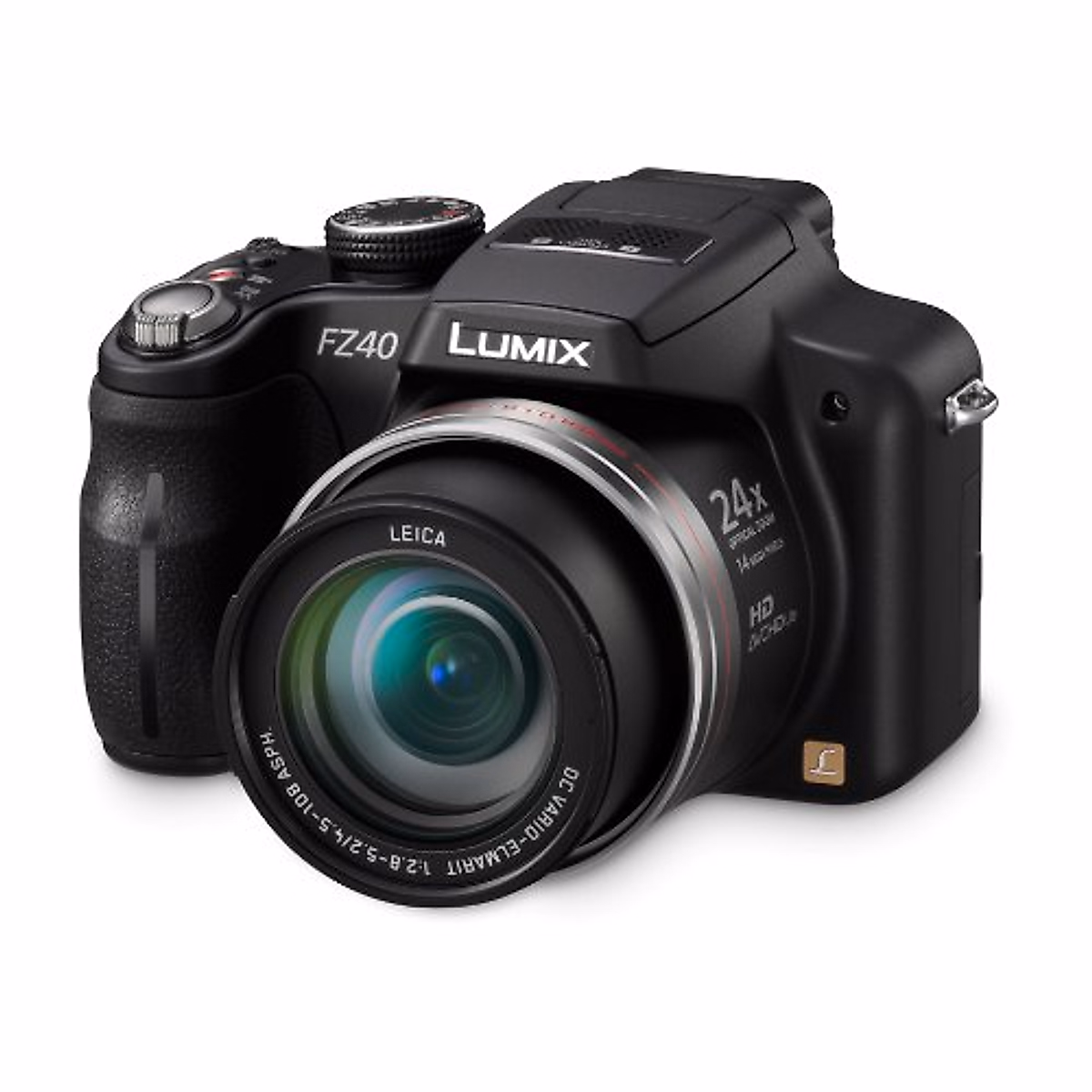 Panasonic Lumix DMC-FZ40 14.1 MP Digital Camera with 24x Optical Image Stabilized Zoom and 3.0-Inch LCD - Black (Discontinued by Manufacturer)