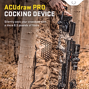 TenPoint ACUdraw PRO Cocking Device - Fast, Silent Cranking - Built-in Cocking Device - Reduces Draw Weight to 8.5 Pounds
