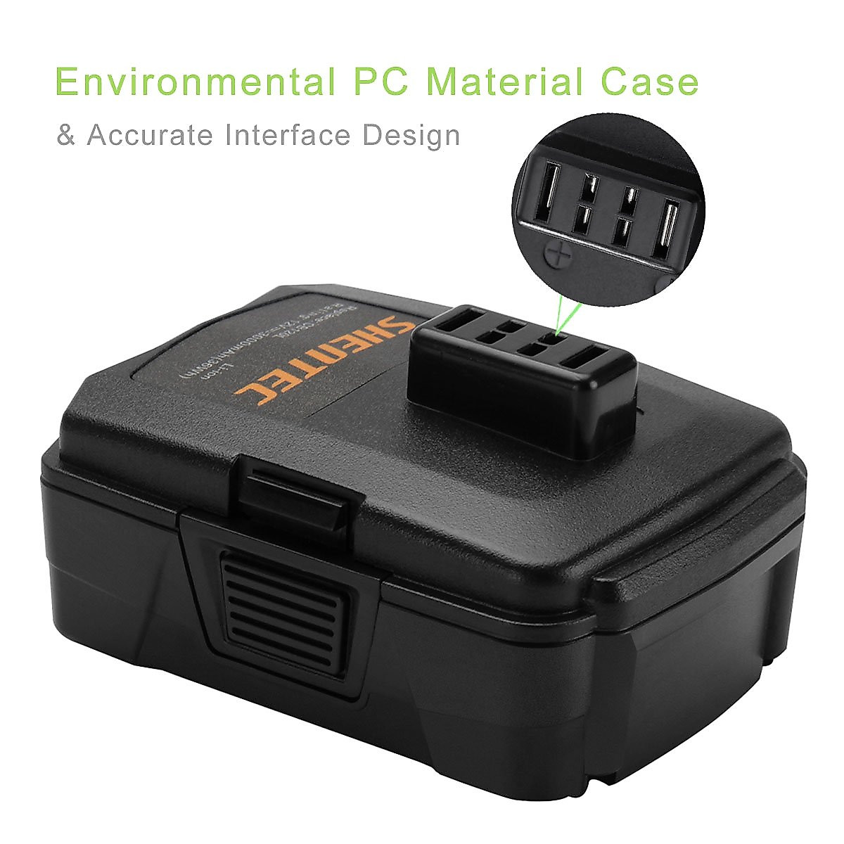 Shentec Two Pack 12V 3000mAh Battery Compatible with RYOBI CB120L CB121L BPL-1220 130503001 130503005, 12V Li-ion Battery (NOT for CB120N)