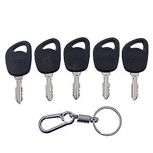 ZTUOAUMA 5X Ignition Key AM131946 AM135345 M153650 GY20680 GX24332 for John Deere D100 D105 D110 D120 D130 D140 D150 D155 D160 D170 AYP Husqvarna Poulan Roper Craftsman Lawn Mowers
