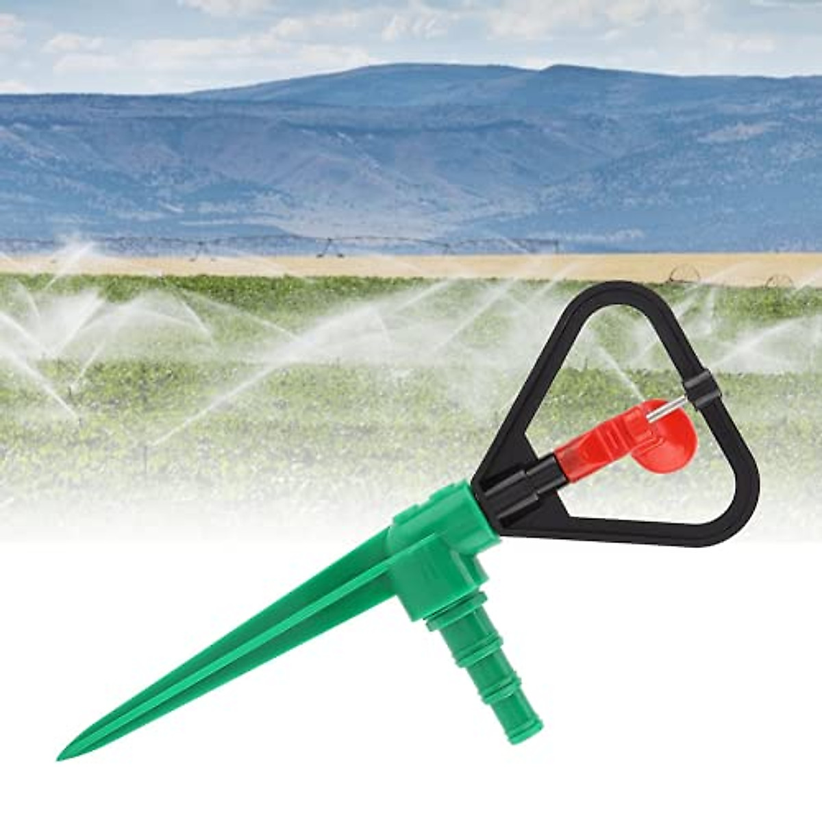 Lawn Spray, Corrosion Resistance Easy to Adjust and Control Low Water Pressure Spray Pattern 360 Degree Dripper, Adjustable Sprayer Stake for Balcony Garden