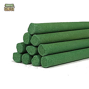 Magic Chest Mosquito Repellent Outdoor Incense Sticks | Mosquito Repellent for Patio, Backyard, Camping | Natural and DEET Free | Travel Size with Plant Oils | 12 Sticks per Box