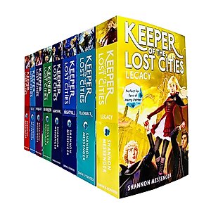 Keeper of the Lost Cities Series Volume 1 - 8 Collection Books Box Set by Shannon Messenger (Keeper of the Lost Cities, Exile, Everblaze, Neverseen, Lodestar, Nightfall, Flashback & Legacy)