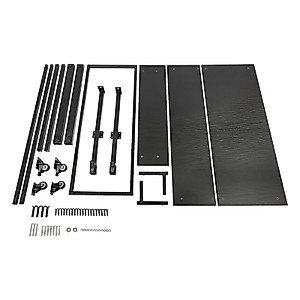 LIYUANJUN Mobile Standing Desk, Portable Rolling Desk 36.6-55Inch Adjustable Height Multifunction Computer Workstation with 4 Universal Wheels for School Office Study (Black)