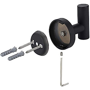 GORDEE [2 Pack] Bathroom Robe Towel Hooks, SUS304 Stainless Steel Wall Mounted Heavy Duty Hook Holder, Towel Coat Robe Sponge Holder for Bathroom & Kitchen, Matte Black