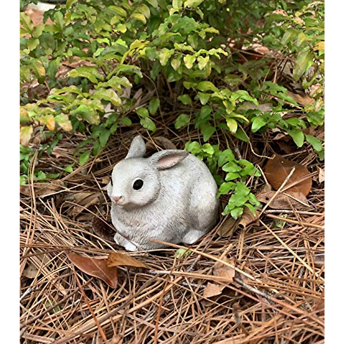 Top Brass Rabbit Key Hider Figurine - Cute Bunny Garden Statue with Secret Compartment - Indoor / Outdoor