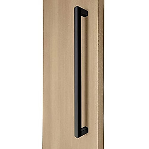 SUCHETA Modern Square Design Barn Door Handle,Modern Door Handles Push Pull/Rod Door Handles,for Sliding Glass Shower/Barn Door/Interior Exterior Door,5 Sizes (Size: 1000mm x 962mm)