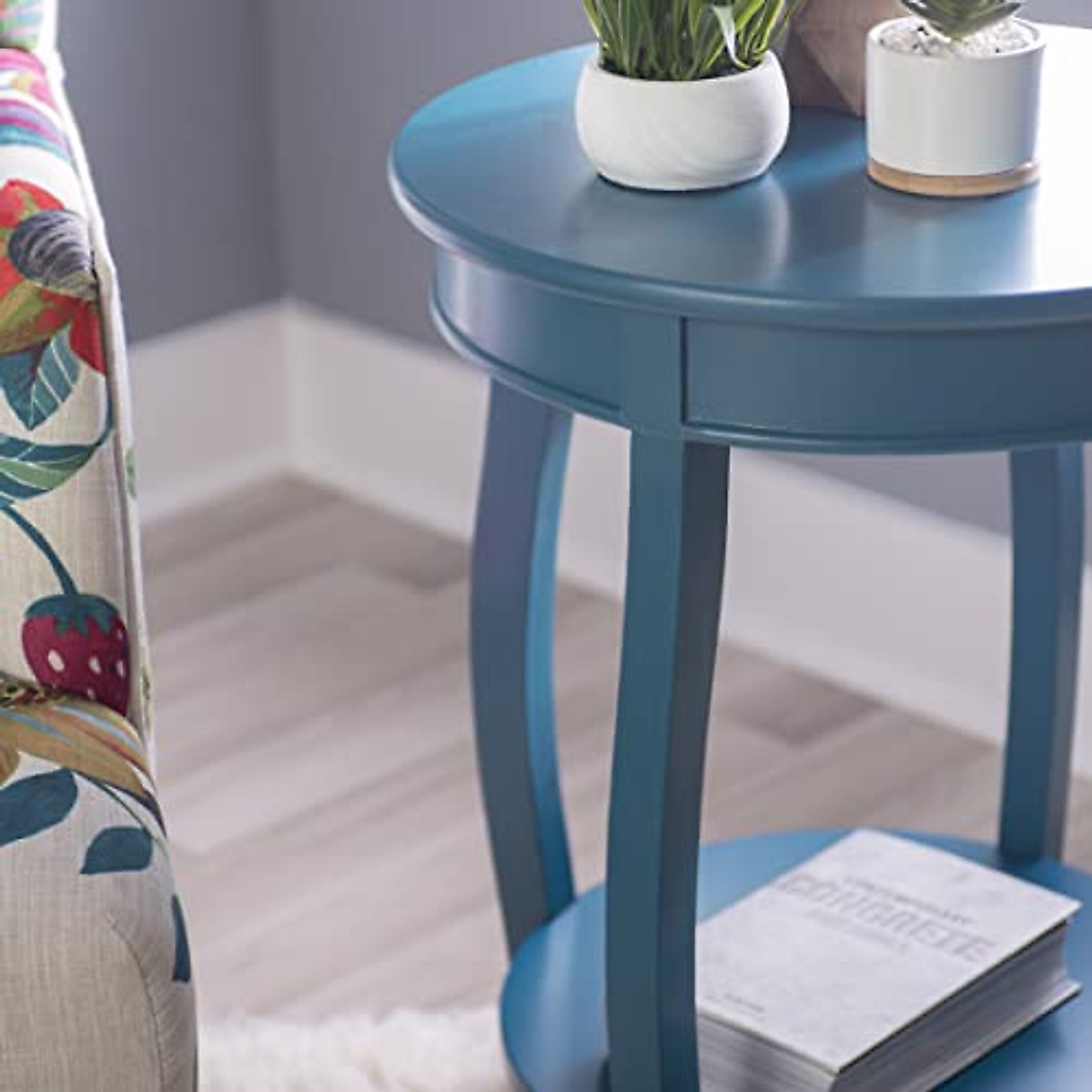 Powell Furniture Powell Teal Round Shelf Table