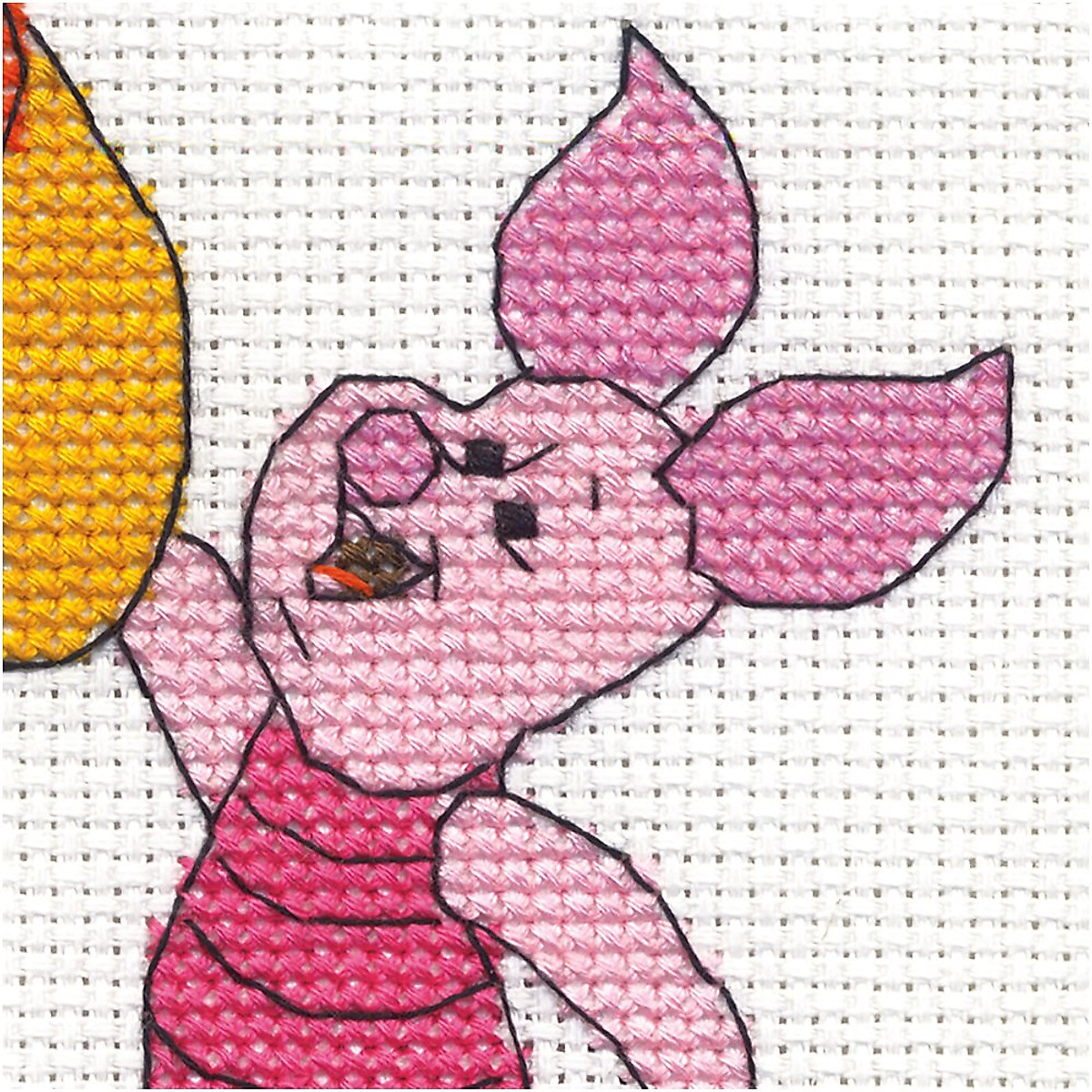 Dimensions 70-35357 Disney Winnie The Pooh Birth Record Counted Cross Stitch Kit, Winnie The Pooh Cross Stitch, 8" x 10"