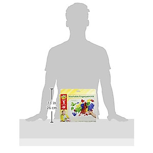 Crayola My First Finger Paint For Toddlers, Painting Paper, Kids Indoor Activities At Home, Gift
