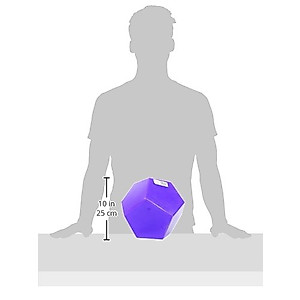 Nose-It! Equine Ball Funnel Fill Treat Dispenser & Slow Feeder A Toy with Purpose, 10" L x 10" H, 10" W, Purple