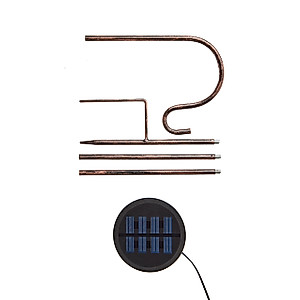 VINESSY Solar Lights Outdoor Garden Decor Pathway Decorative Lanterns Hanging Solar Patio Art Lights Retro Metal Waterproof Yard Watering Can with String Lights Walkway LED Waterfall Stake Light