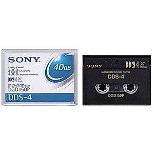 Sony DGD-150P-BULK DDS-4 Backup Tape - New in Bulk Packaging