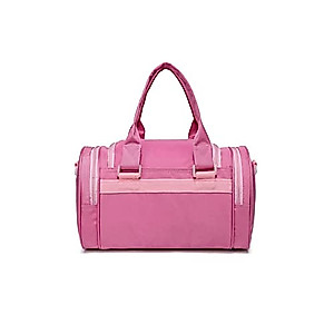 Kids Ballerina Dance Bag for Girls, Mini Size for Ballet,Dance Recitals,Weekend Overnight, Short Trips,Carry-on Size.