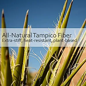 Redecker Bath and Foot Brush, 100% Made in Germany, Extra-Long Oiled Beechwood Handle, Stiff Tampico Fiber Bristles Exfoliate Skin, 24 inches