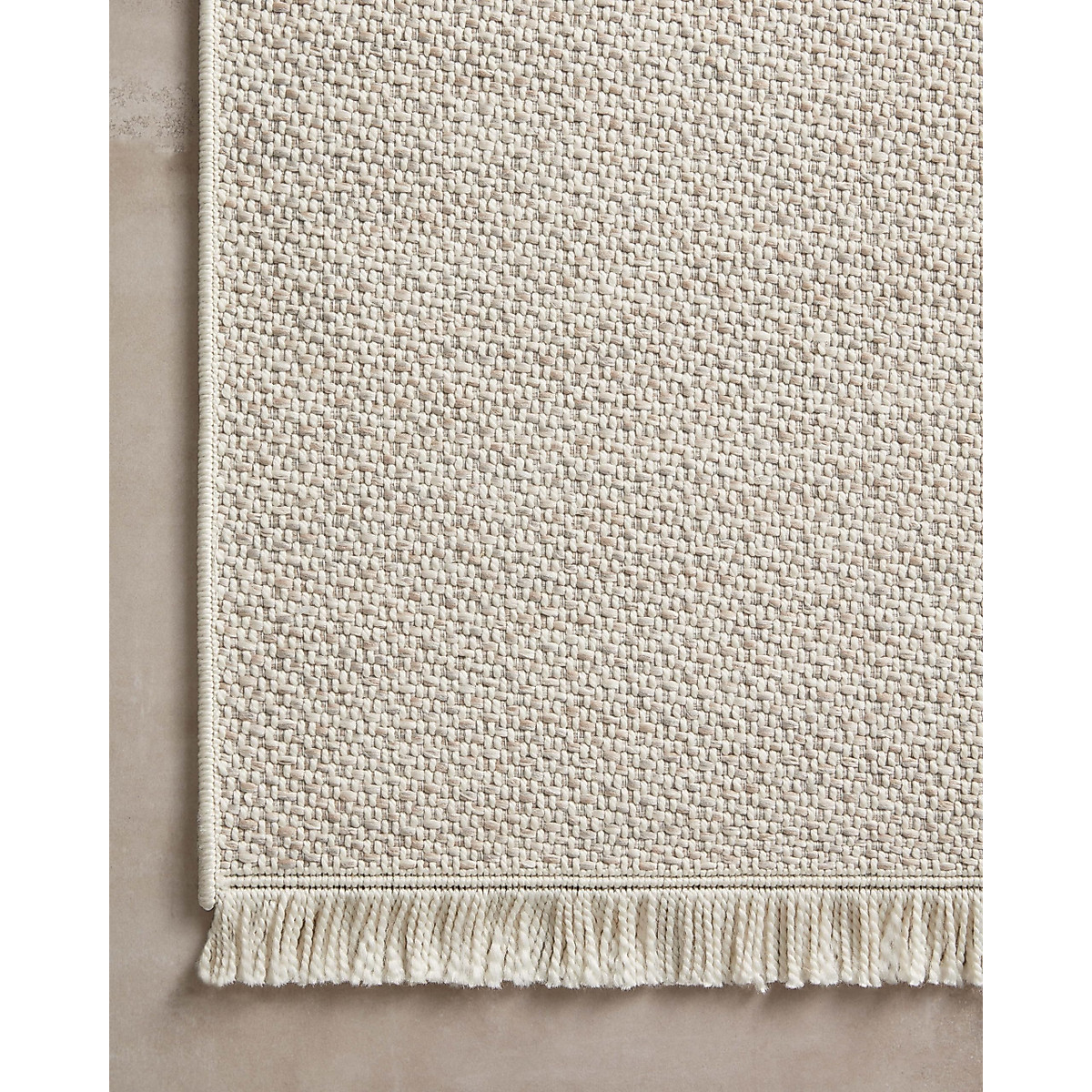 Loloi Amber Lewis x Malibu Ivory/Dove 5'-1" x 7'-7" Area Rug