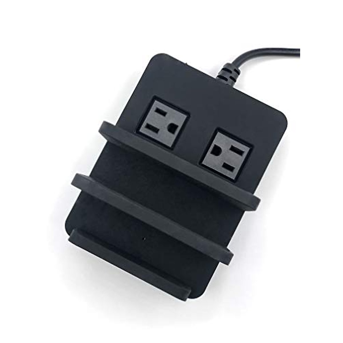 Power Hub Plus Charging Station - Charge Up to 7 Devices Using Only One Wall Outlet | Black Silicone Won't Scratch Device | Attractive Dependable Table Charging | No Set of Short Cords