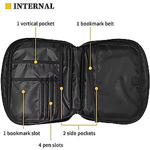 JEOCODY Cute Dolphin Bible Cover for Women Men Bible Bag Bible Protective with Handle and Zippered Pocket for Men Women Girls Christian Gifts for Phone Notebooks Pens Church Cosmetic Keys