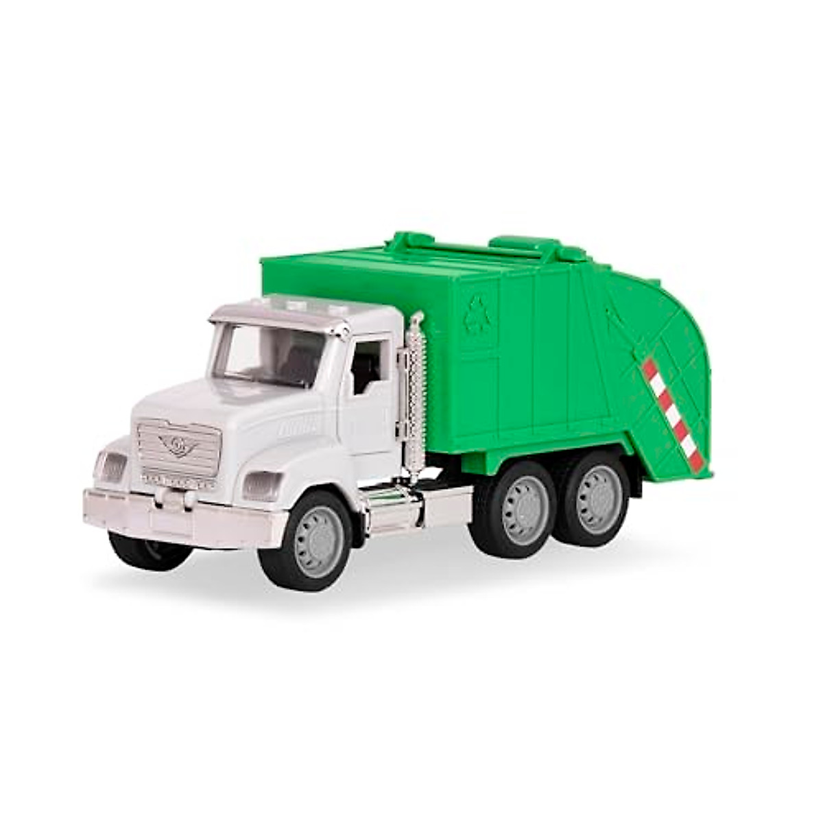 Driven by Battat – Toy Recycling Truck For Kids – Toy Work Vehicle – Lights & Sounds – Movable Parts – 3 Years + – Micro Recycling Truck
