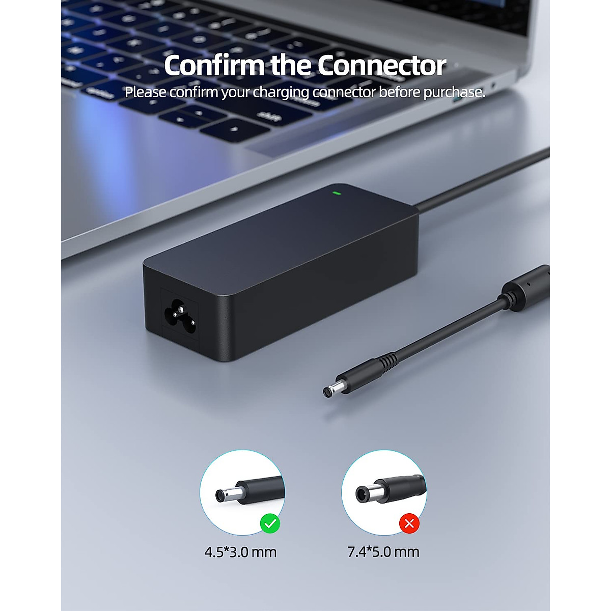 Charger Fit for Dell Latitude 3400 3500 Laptop Replacement Power Supply AC Adapter Cord