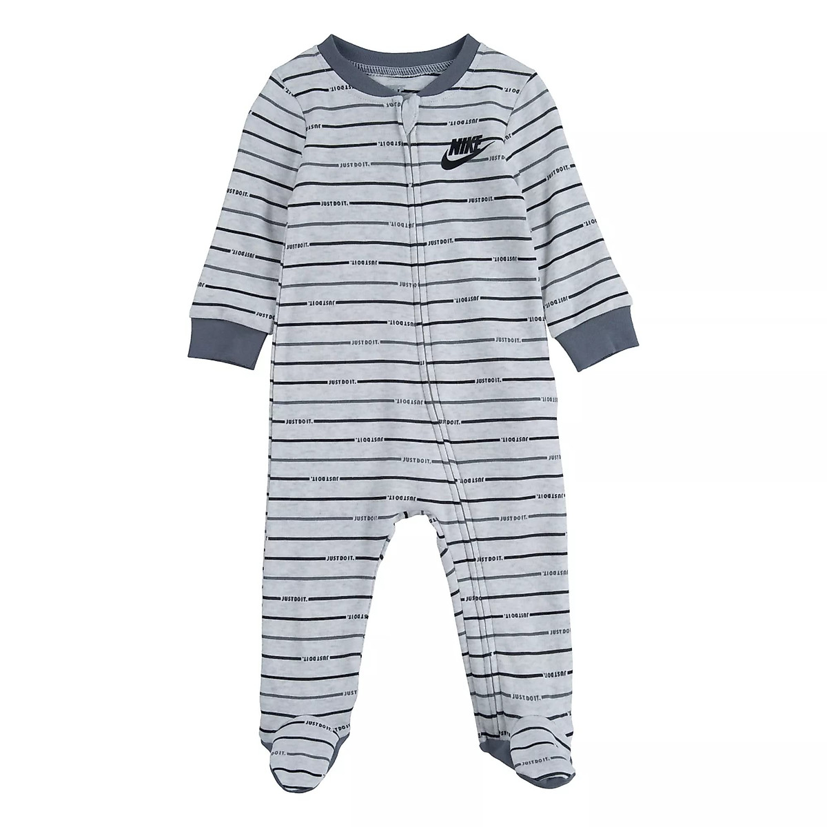 Nike Baby Boy All Over Print Full Zip Footed Coverall (G(56E489-X58)/B, 3 Months)