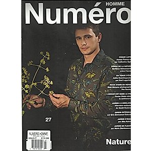 NUMERO HOMME FASHION MAGAZINE, ISSUE, 2014 ISSUE, 27 NATURE PRINTED IN UK
