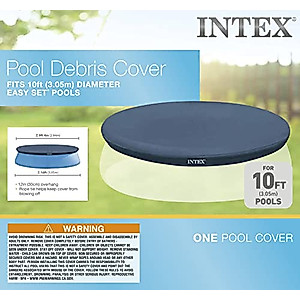 Intex 10-Foot Round Easy Set Pool Cover