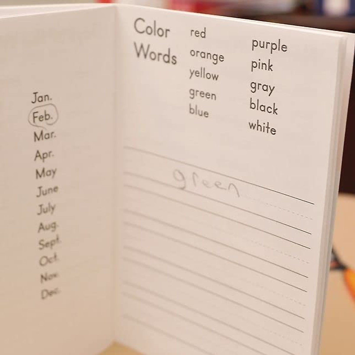 Really Good Stuff My Writing Word Journals - Set of 12, 5.75? W x 8.75? L - Kids Classroom Materials, Primary Notebooks, Grades 1-3