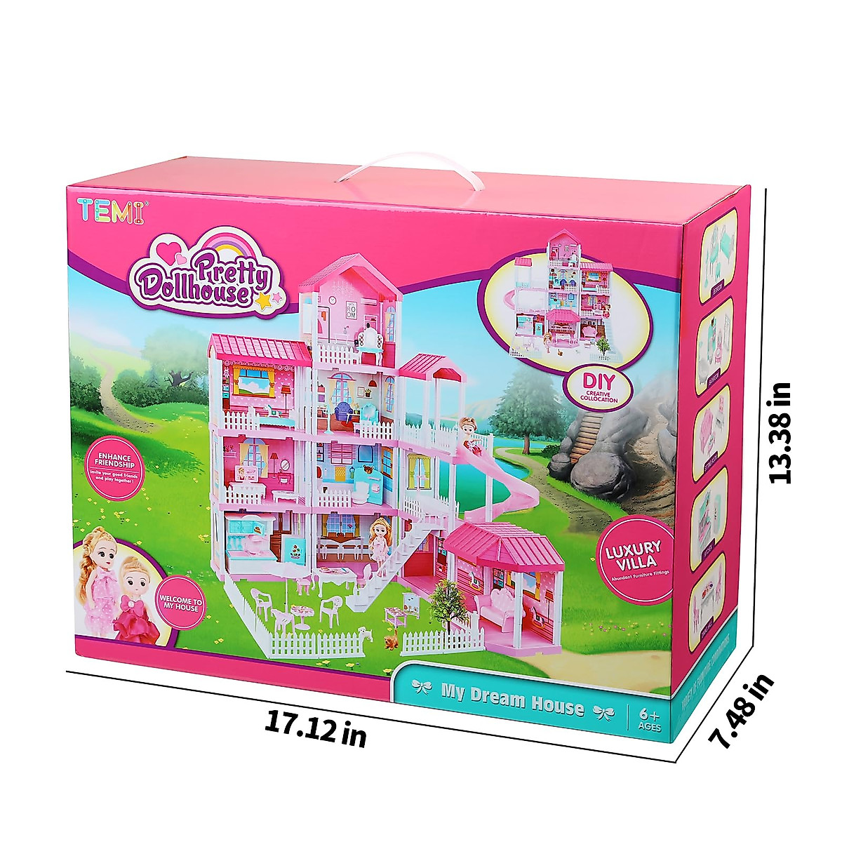 TEMI Girl Toy for Kids 3-5 Years Old