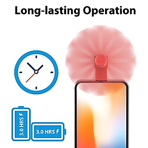 Type C Mini Fan(2 pack), 180 Rotating Portable USB-C Cool Cooler Mobile Phone Fan Compatible with Pixel 3/ 3XL/ 2XL/ HTC/Huawei/LeEco/Samsung/Essential PH-1 and More