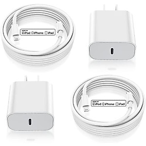 (2Pack)iPhone 14 13 12 Charger Fast Charging With 6Ft Cable,Apple MFi Certified Fast Charger with USB C to Lightning Cable,Type C Fast Wall Plug with Cord for iPhone 14/13/12/11/Plus/Mini/Pro/Pro Max