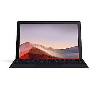 Microsoft Surface Pro 7 12.3 Inch Touchscreen Tablet PC Bundle w/Type Cover + Office 365 (1 Year) & Sleeve, Intel 10th Gen Core i3, 4GB RAM, 128GB SSD, WiFi, Windows 10, Platinum (Latest Model)