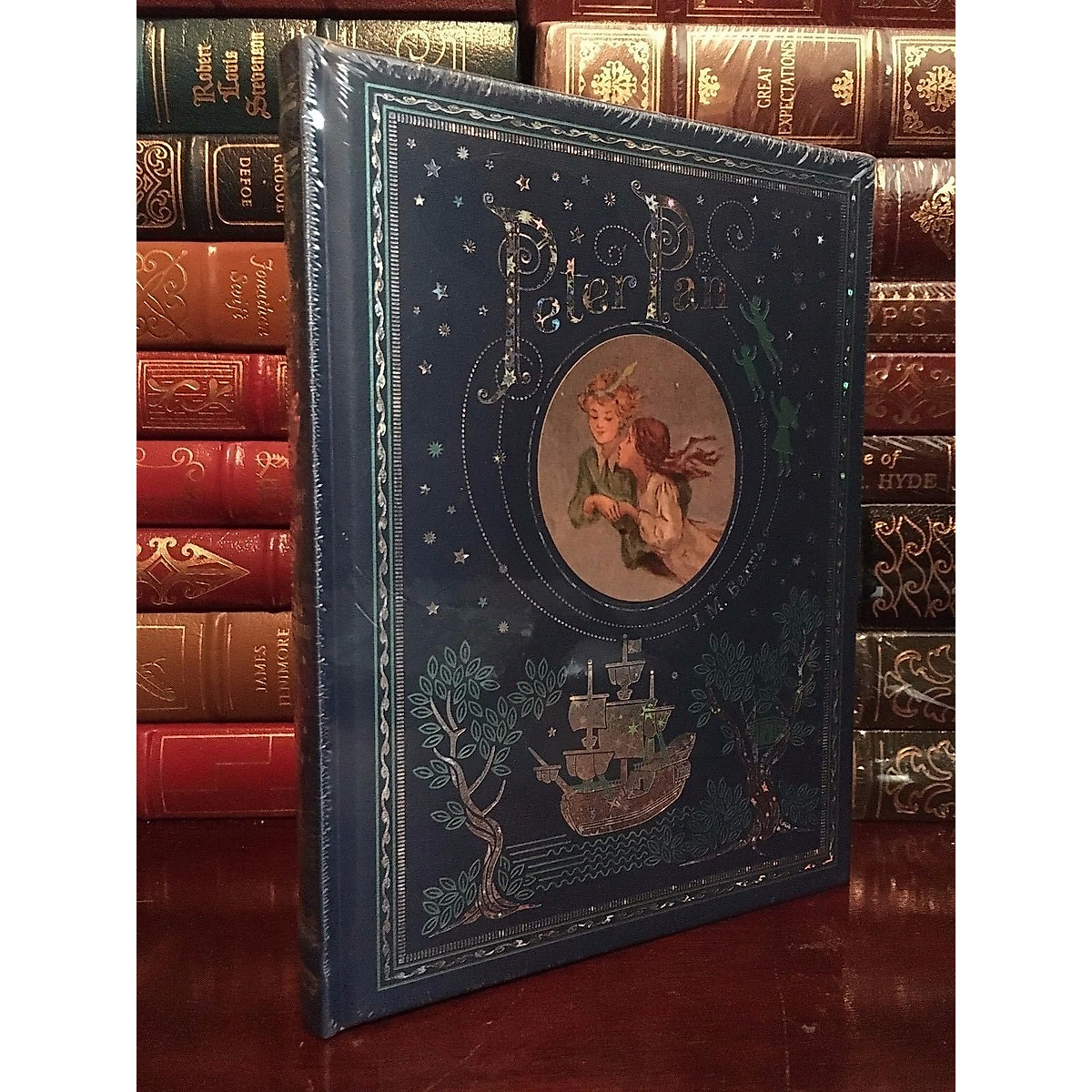 Peter Pan by J. M. Barrie Leather Bound Illustrated Collectible