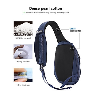 BAWADE Sling Bag Crossbody Sling Backpack for Women&Men,Shoulder Bag Chest Bag Daypack for Travelling,Hiking,Cycling