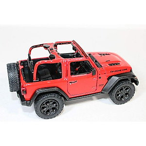 2018 Jeep Wrangler Rubicon No Top Red - Kinsmart P/B