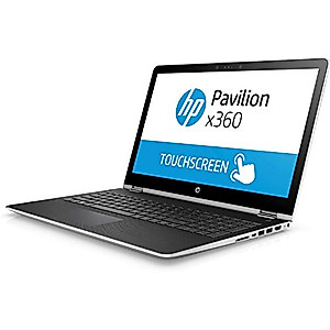 HP 15-br080wm X360 15.6" HD Touchscreen i5-7200U 2.5GHz 8GB RAM 1TB HDD Win 10 Home Mineral Silver