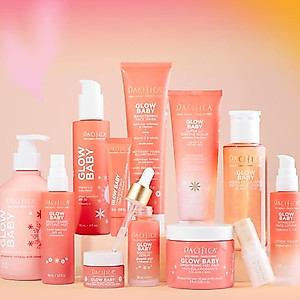 Pacifica Setting Spray Glow Baby Brightening Mist, Broad Spectrum SPF 45, UVA/UVB Protection, Blue Light Protection, Facial Mist, Suncare, Skin Care, Vegan, 1.7 fl oz (1 Count)