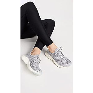 APL: Athletic Propulsion Labs Women's Techloom Zipline Sneakers, Metallic Silver/White, 6 Medium US