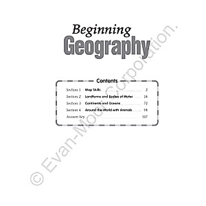 Beginning Geography Workbook, Homeschooling and Classroom Resource Workbook (Beginning Geography (Evan-Moor))