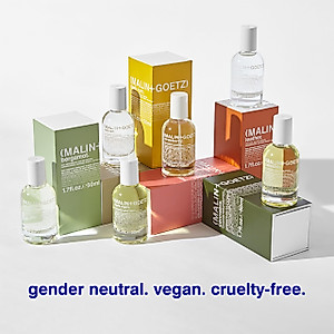 Malin + Goetz Cannabis Eau de Parfum, 1.7 Fl. Oz. – Men & Women's Perfume, Rich & Earthy Fragrance, Scented Perfume, Lingering Smoky Scent, Vegan & Cruelty Free