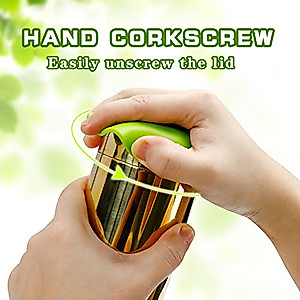 Rubber Jar Opener Gripper Pad, Jar Opener for Weak Hands, Silicone Heat Insulation Pad Round Rubber Grippers for Opening Jars for Elder Kid, People with Arthritic Hands(4PCS)