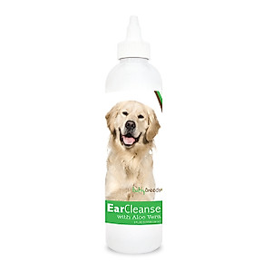 Healthy Breeds Golden Retriever Ear Cleanse with Aloe Vera Cucumber Melon 8 oz