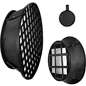 Neewer Collapsible Softbox Diffuser with Honeycomb Grid Compatible with Neewer 480/660/530 LED Light Panels, 11.5x11.5inches Opening with Strap Attachment and Carry Bag for Studio Photo Video Shooting