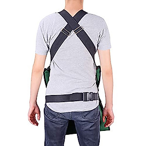 HANZIUP Large Fruit Picking Bag, Adjustable Harvest Garden Apron Storage Pouch for Harvesting Vegetables Big Fruits Apple Mango Pear Peach Mango Kiwi Lemon Cherry