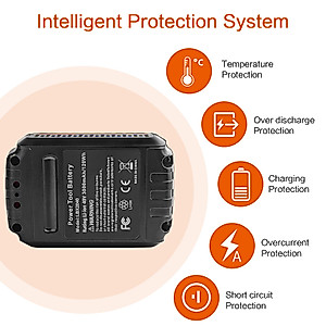 40V Lithium Battery for Black and Decker 3.0Ah Battery Replacement for LBX2040 LBXR36 LBXR2036 LST540 LCS1240 LBX1540 LST136W Compatible with Black Decker 40V Cordless String Trimmer Mower Tools