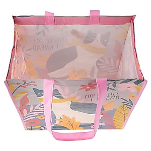 Karma Reusable Large Gift Bags - Tote Bag and Gift Bag with Handles - Perfect for Birthday Gifts and Party Bags RPET 1 Cat Large