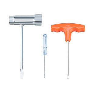 AILEETE Chainsaw T-Wrench 13mm by 19mm & T27 Torx Screwdriver for Stihl Makita Husqvarna Dolmar Partner Echo Jonsered Poulan John Deere Chainsaws (Chainsaw Scrench, T Handle Screwdriver)
