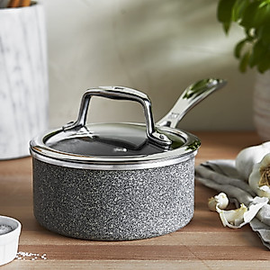 ZWILLING Vitale 1-qt Nonstick Saucepan with Lid, Aluminum, Scratch Resistant, Made in Italy